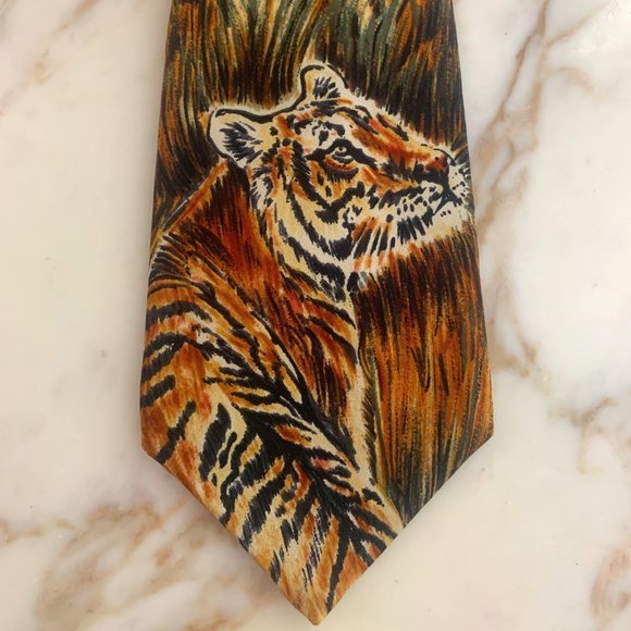 world wildlife fund | Accessories | Mens Wwf Vintage 991 Tigers Tie ...